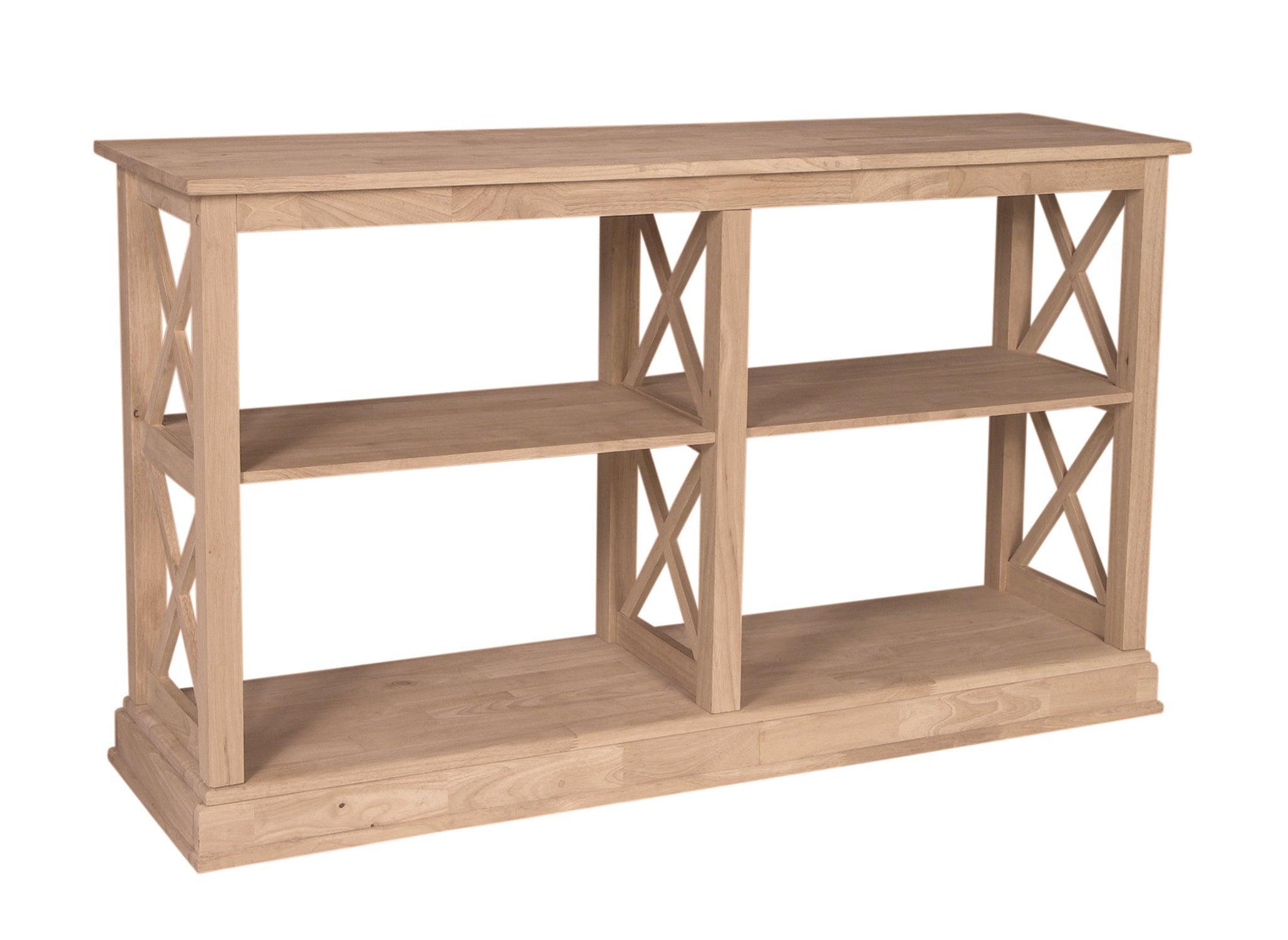 Hampton Sofa Table — Barewood