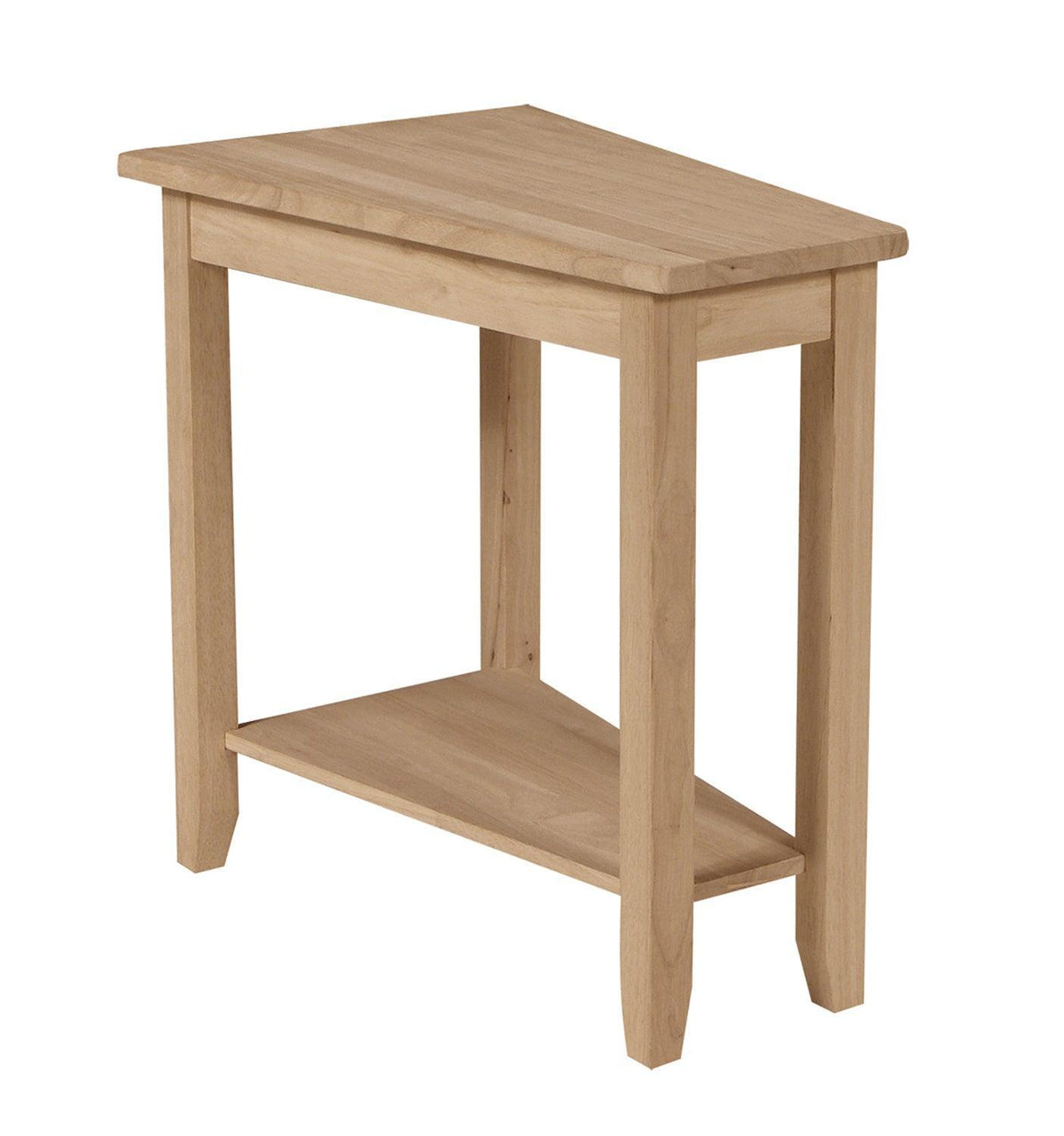 Keystone End Table — Barewood