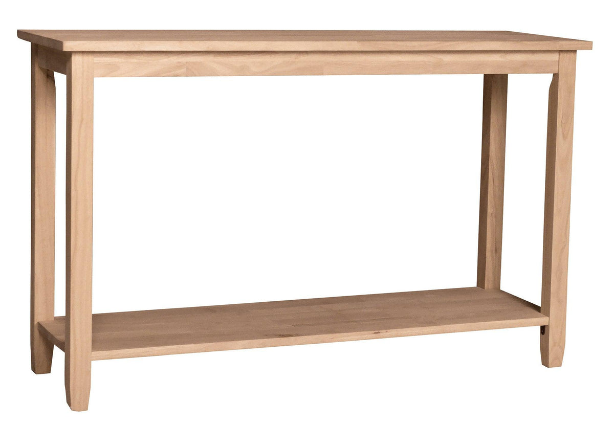 Solano Sofa Table — Barewood