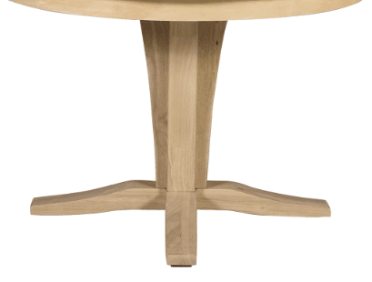 Verano Pedestal Extension Dining Table- Multiple Sizes Available — Barewood