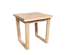 Live Edge End Table – Modern Lines with Rustic Character — Barewood