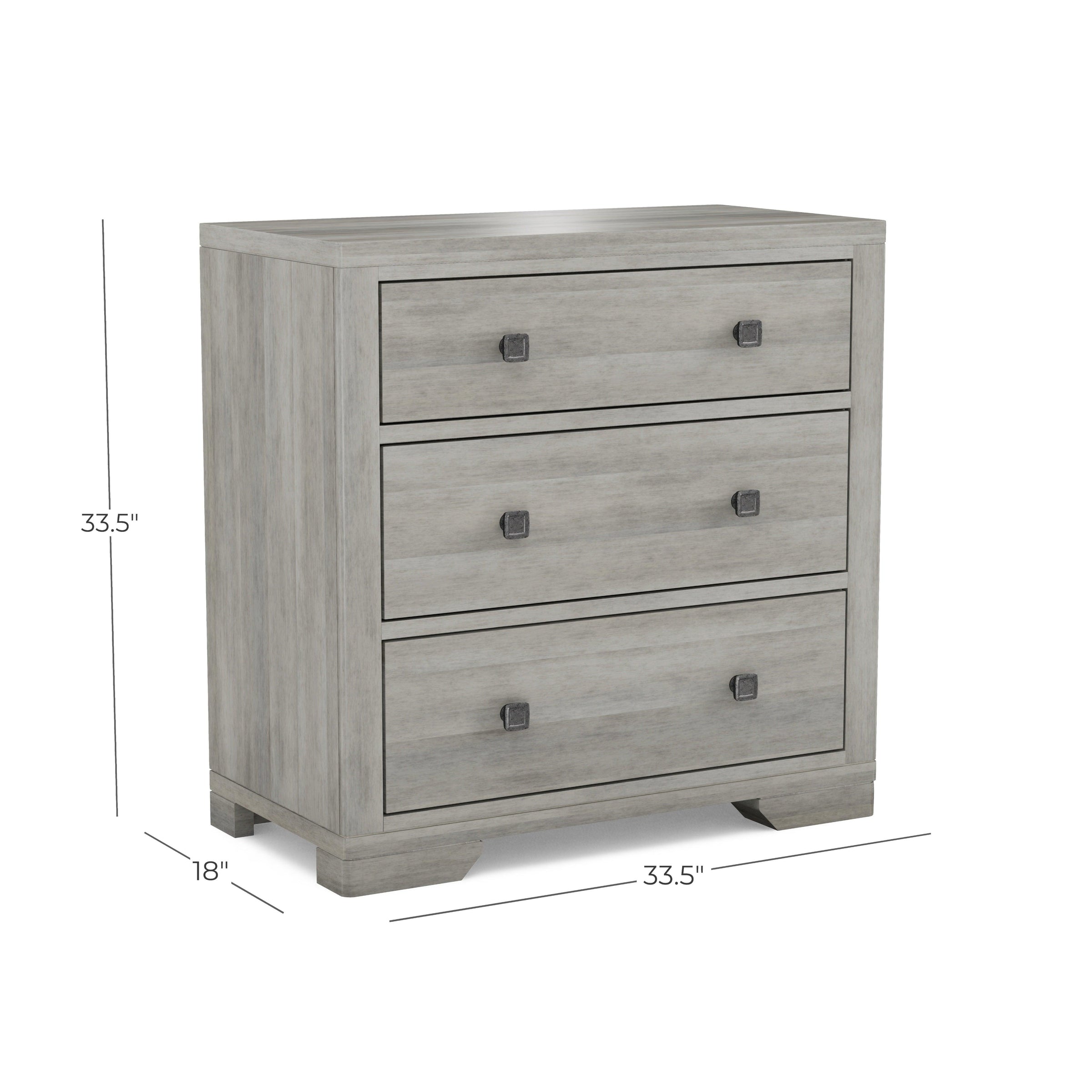 Symmetry Single Dresser — Barewood