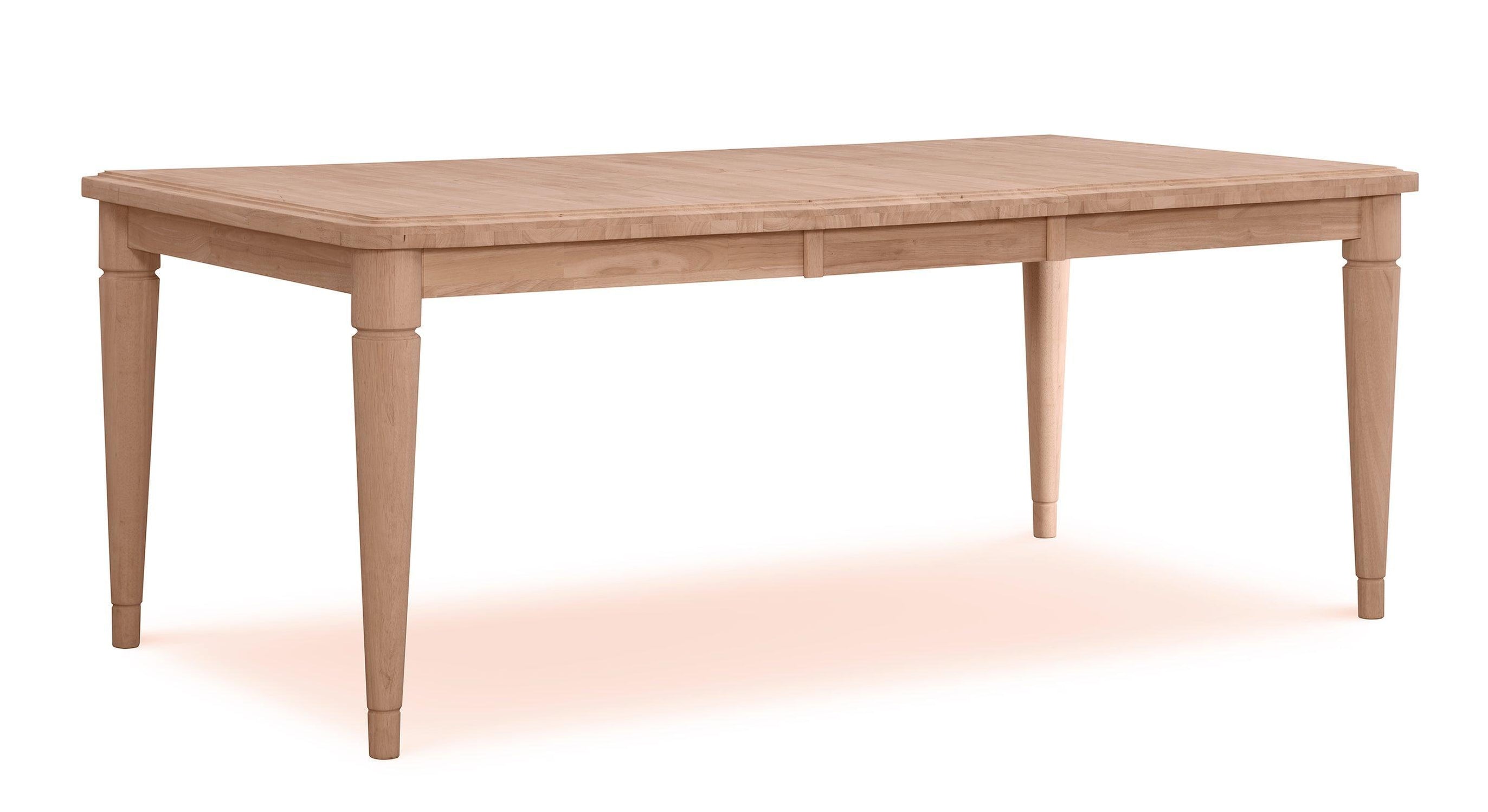 Emma Extension Dining Table — Barewood