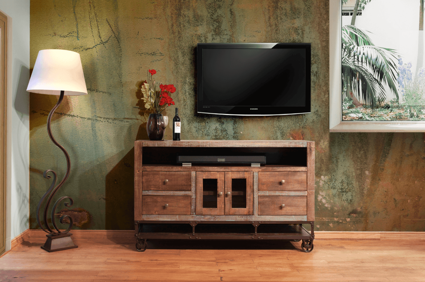 Urban Gold TV Stand — Barewood