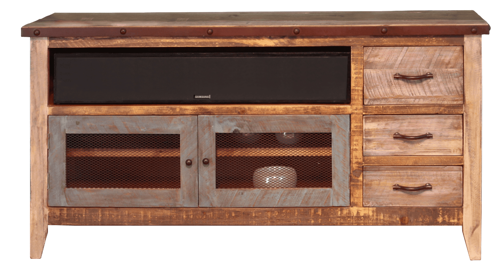 Multicolor TV Stand — Barewood