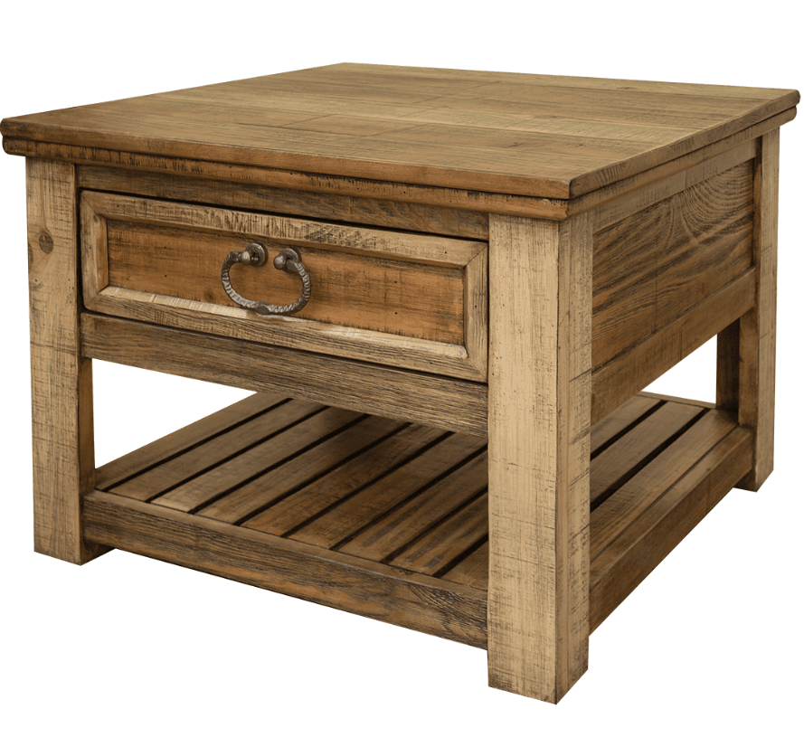 Montana End Table — Barewood